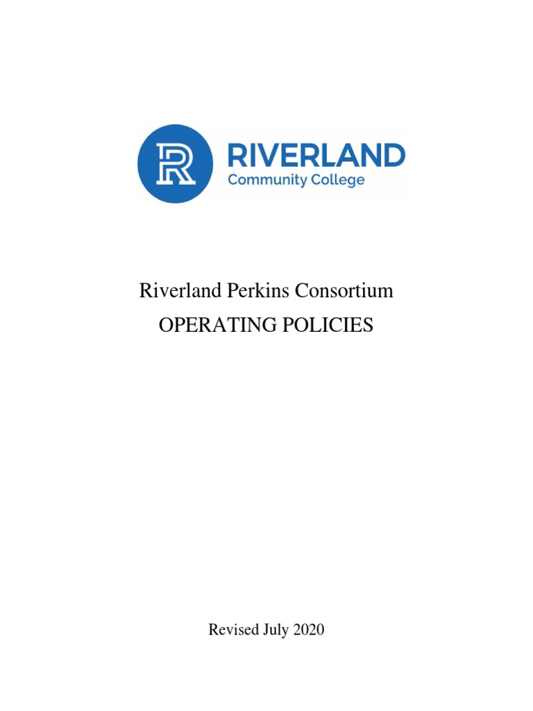 Riverland Consortium Operating Policies-Revised July 20 | PDF