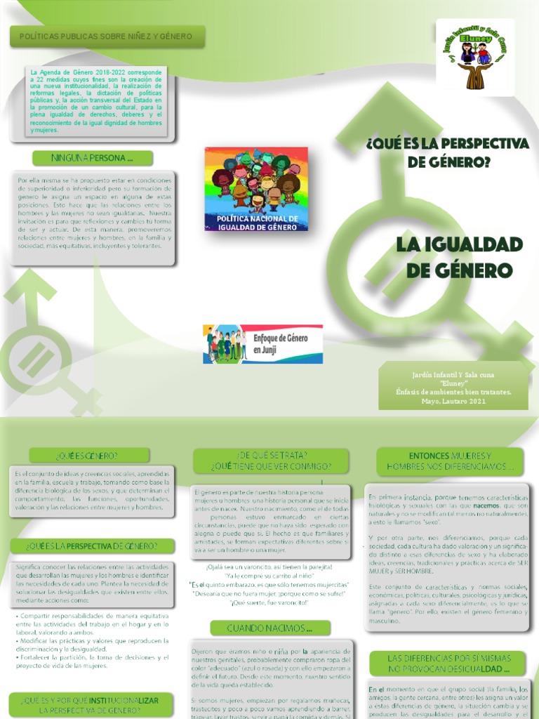 Triptico Perspectiva de Genero | PDF