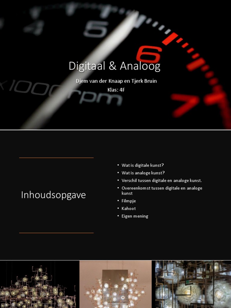 CKV Presentatie Digitaal Analoog | PDF