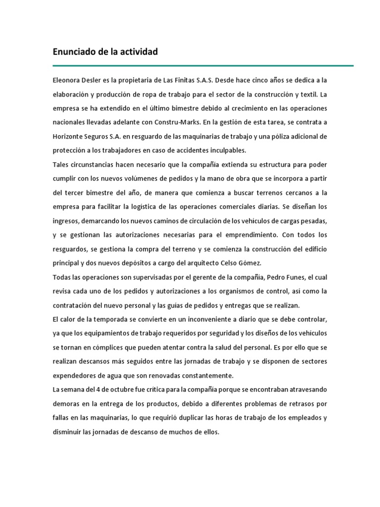 TP1 - Situación problemática | PDF