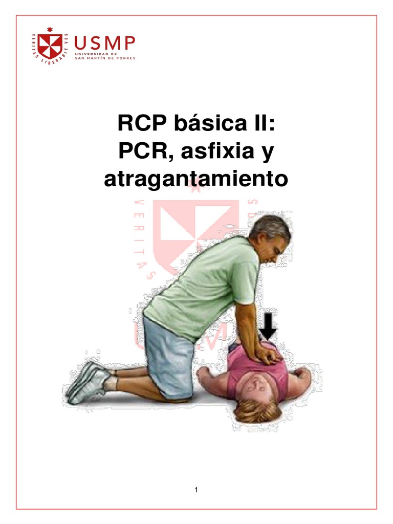 RCP - PCR Asfixia y Atragantamiento | PDF | Reanimación cardiopulmonar | Paro cardíaco