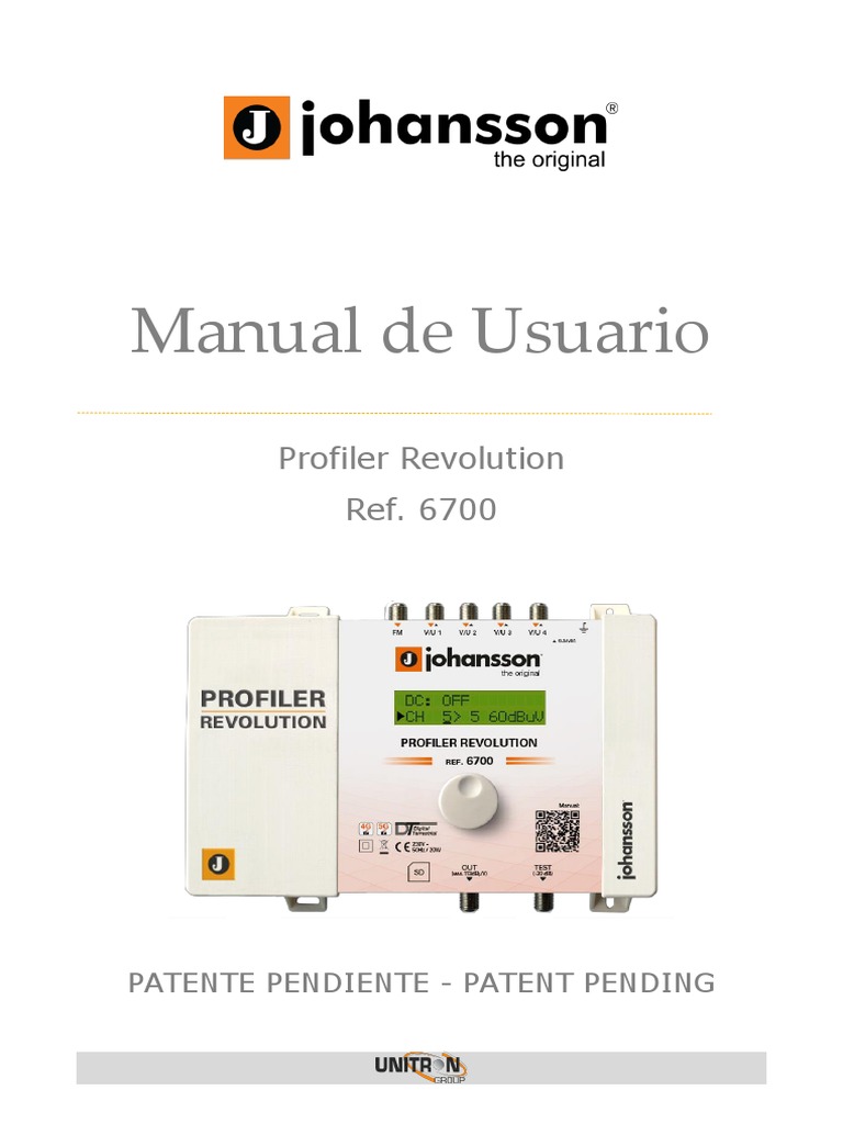 Manual Profiler 6700 - Fracarro | PDF | Modulación de frecuencia ...
