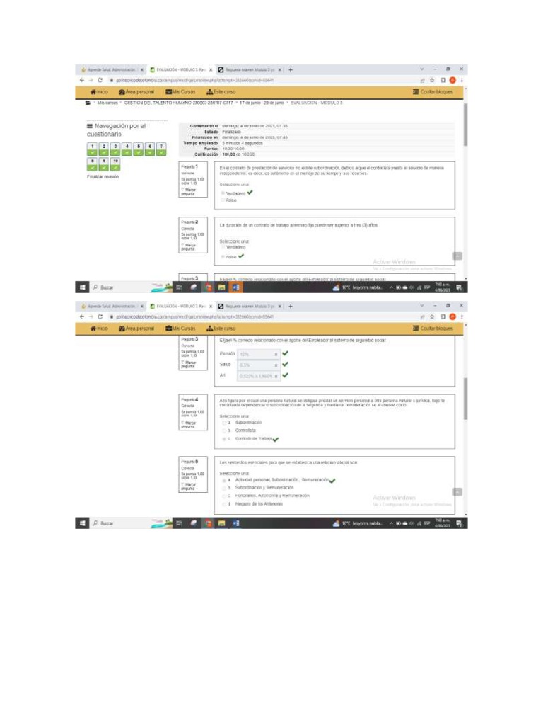 Evaluacion Modulo 3 | PDF Evaluacion Modulo 3 | PDF