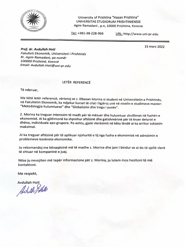 Leter Reference | PDF