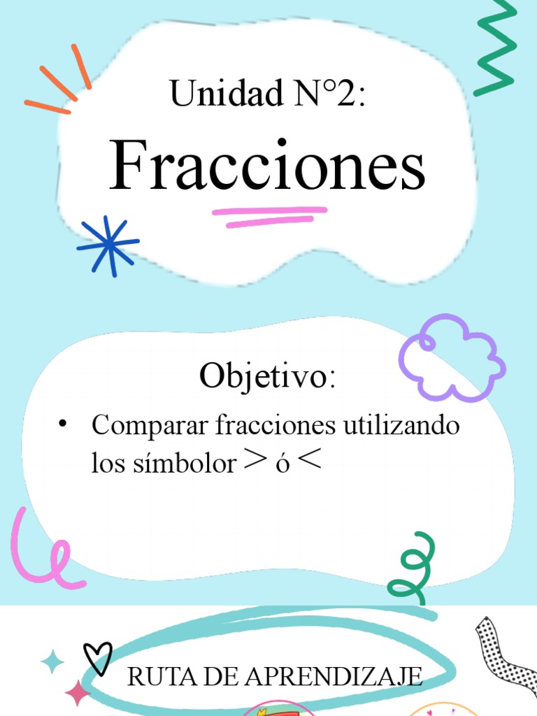Comparar Fracciones | PDF