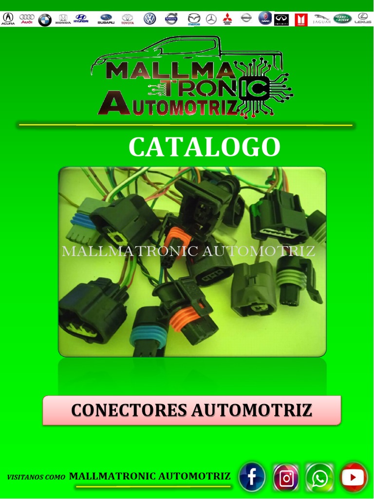Catálogo de Conectores Eléctricos Automotrices | PDF | Máquinas ...