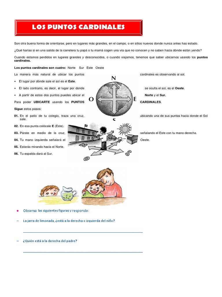 Ubicación de los Puntos Cardinales | PDF
