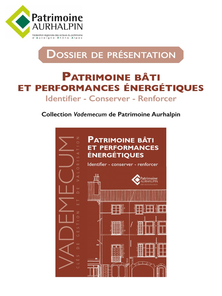 Gestion et valorisation du patrimoine bâti | PDF