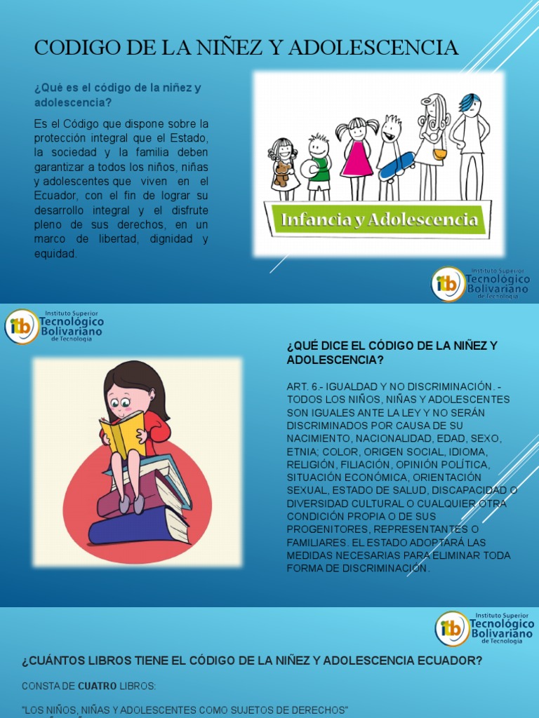 Código de la Niñez y Adolescencia en Ecuador | PDF | Infancia ...