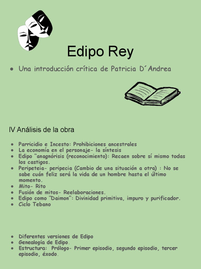 Edipo Rey Analisis D | PDF | Edipo