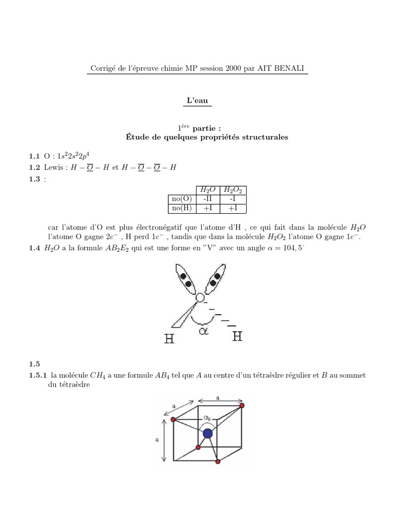CNC 2000 Chimie MP Correction | PDF | Solution tampon | Chimie CNC 2000 Chimie MP Correction | PDF | Solution tampon | Chimie