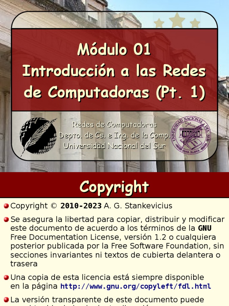 Módulo 01 - Introducción A Las Redes de Computadoras (Pt. 1) .Color | PDF | Red de computadoras ...