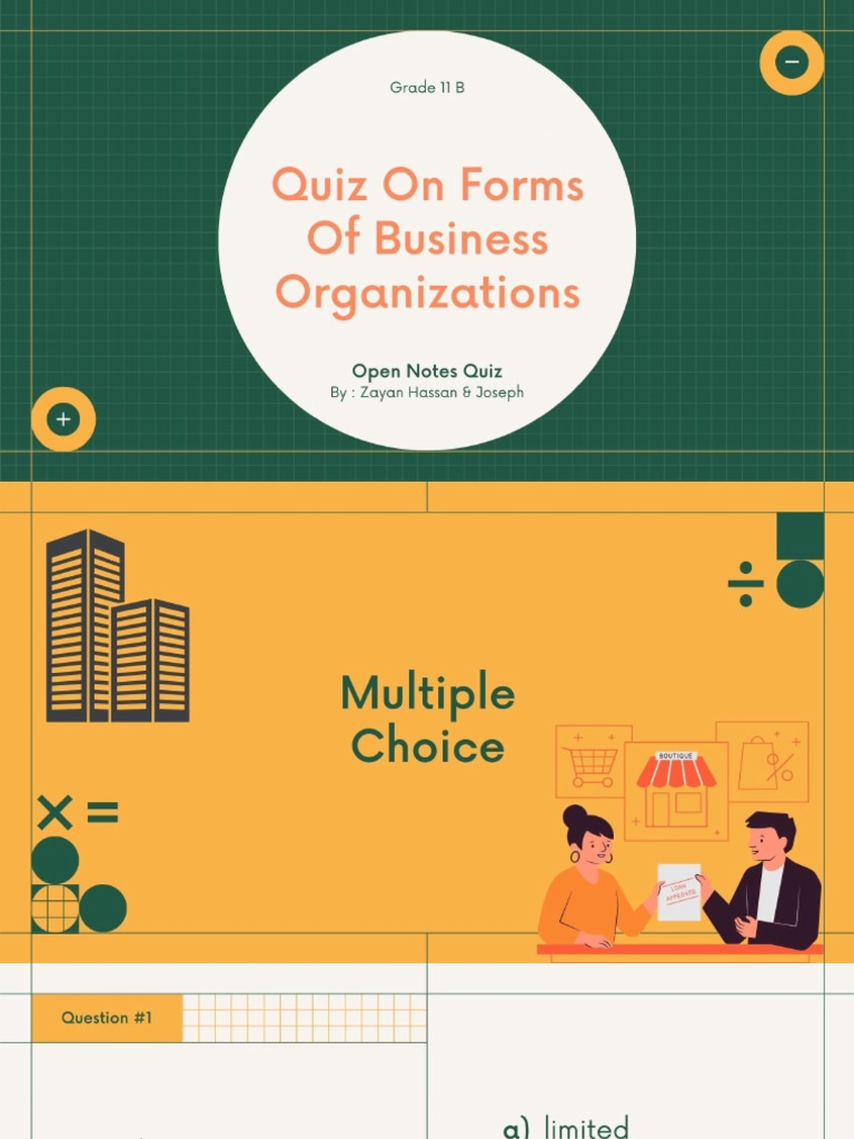 Forms of Business Quiz | PDF