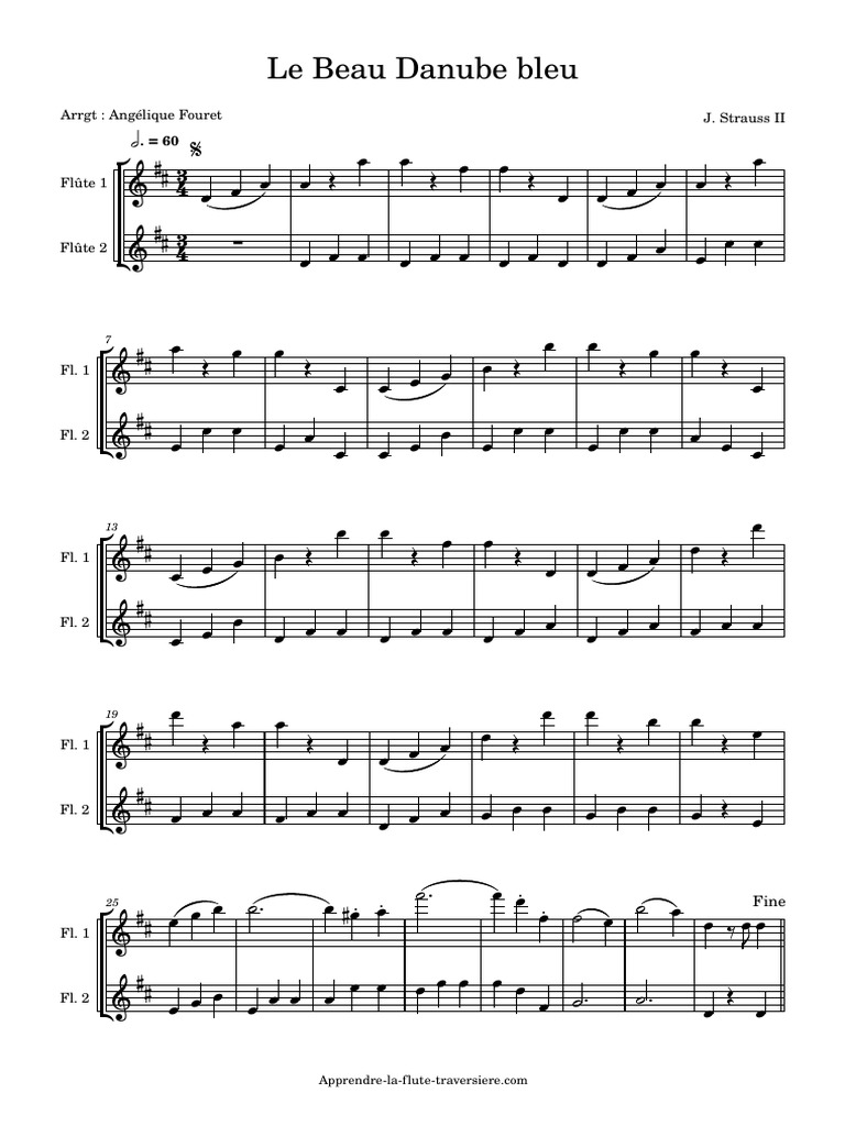 Strauss Le Beau Danube Bleu | PDF