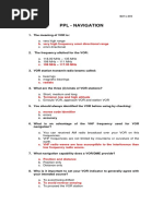 PPL Navigation Exam Questions | PDF | Geography | Aerospace Engineering