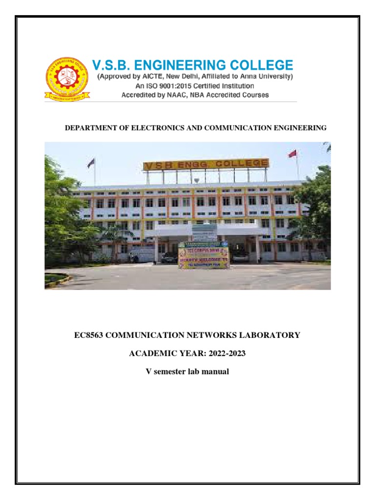 CN LAB MANUAL IIIrd YEAR | PDF | Computer Network | Engineering