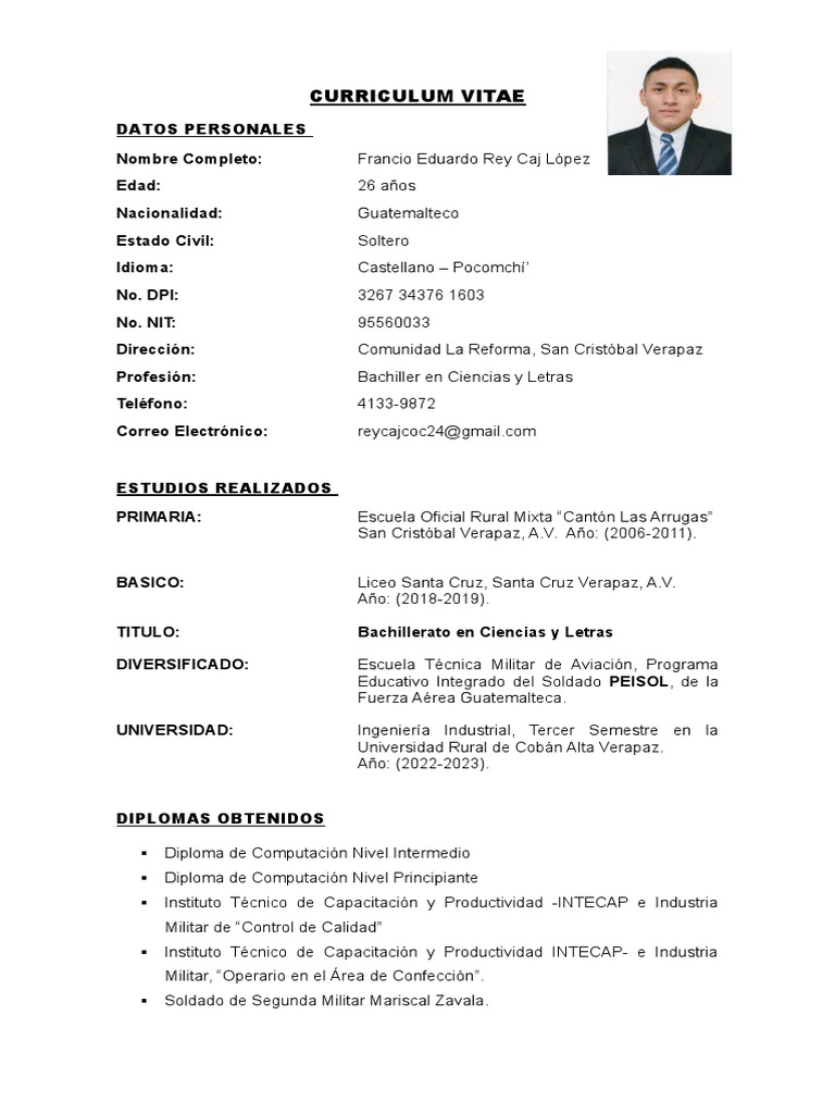 Curriculum Vitae Eduardo | PDF