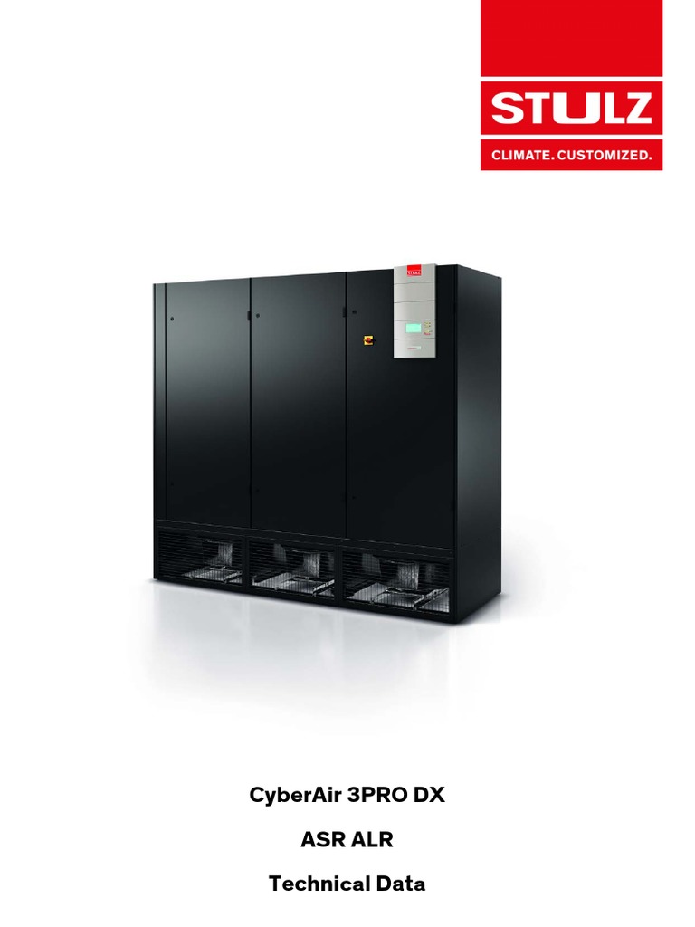STULZ TechnicalData CyberAir 3PRO DX ASR-ALR | PDF