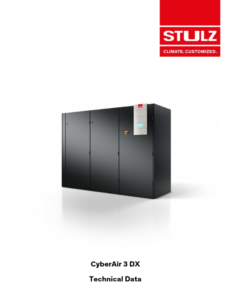STULZ_TechnicalData_CyberAir3DX_en | PDF | Air Conditioning | Physical Sciences