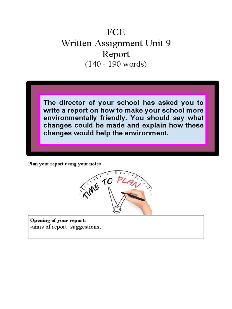 FCE Unit 9 Written Assignment_ A Report | PDF | Air Conditioning