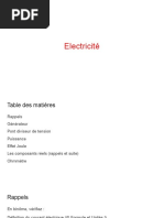 Notions Fondamentales en Électricité | PDF | Courant électrique ...