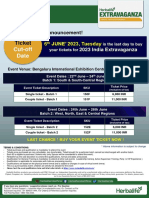 India Extravaganza 2025 - HPL Reception Updated Flyer | PDF