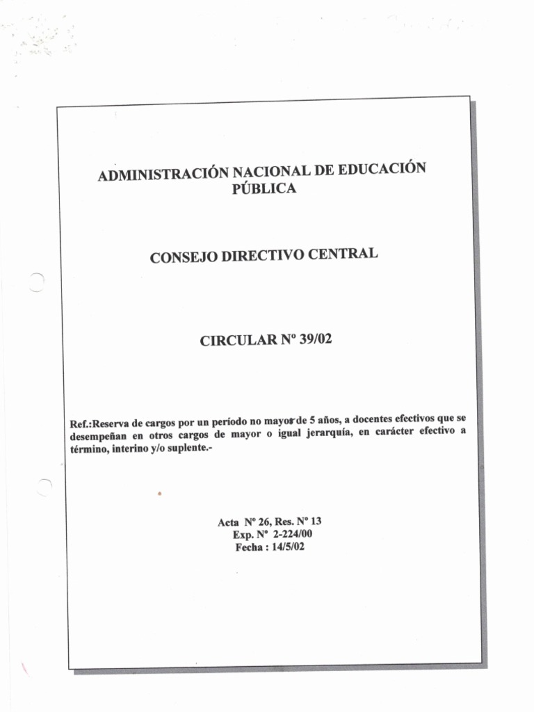 Circular 39 02 | PDF