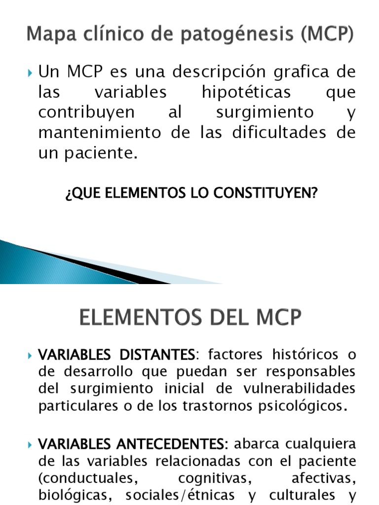 Mapa Clinico de Patogenesis Mcp Compress | PDF