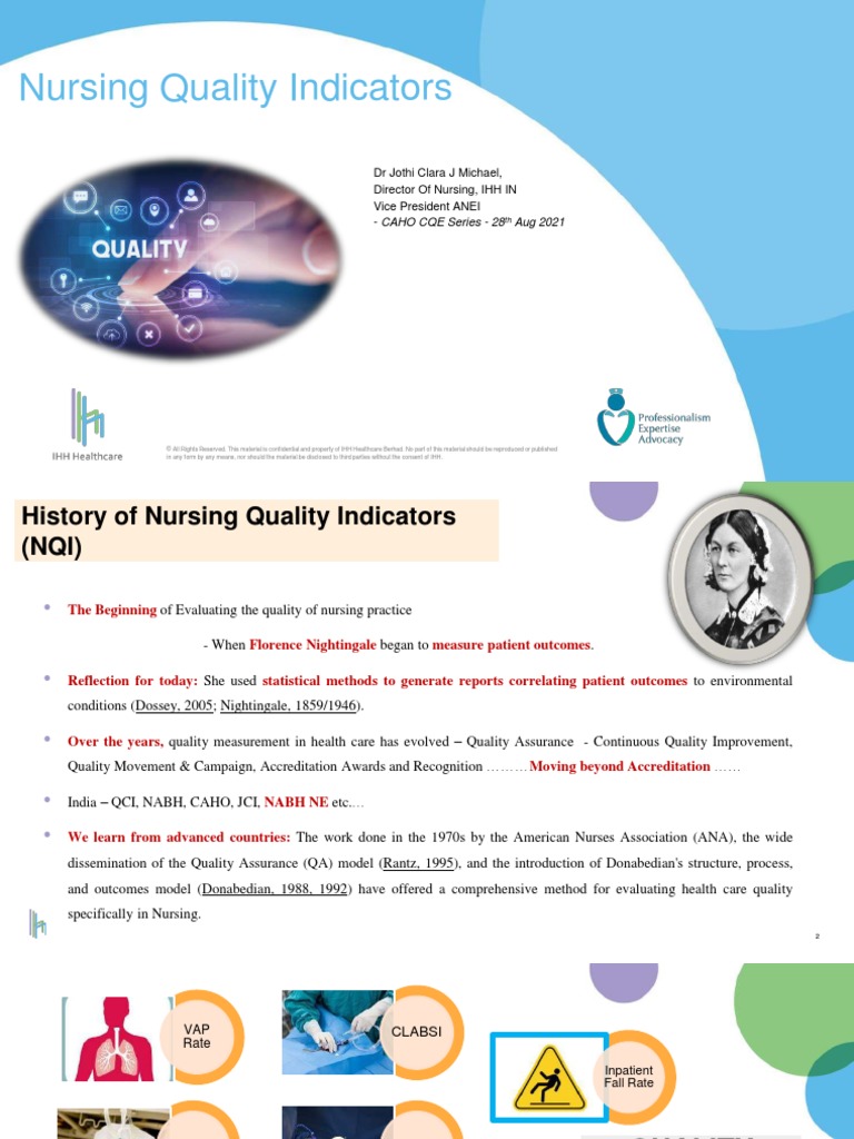 CQE 7 Nursing Quality Indicators 1 | PDF | Nursing | Hospital Acquired ...