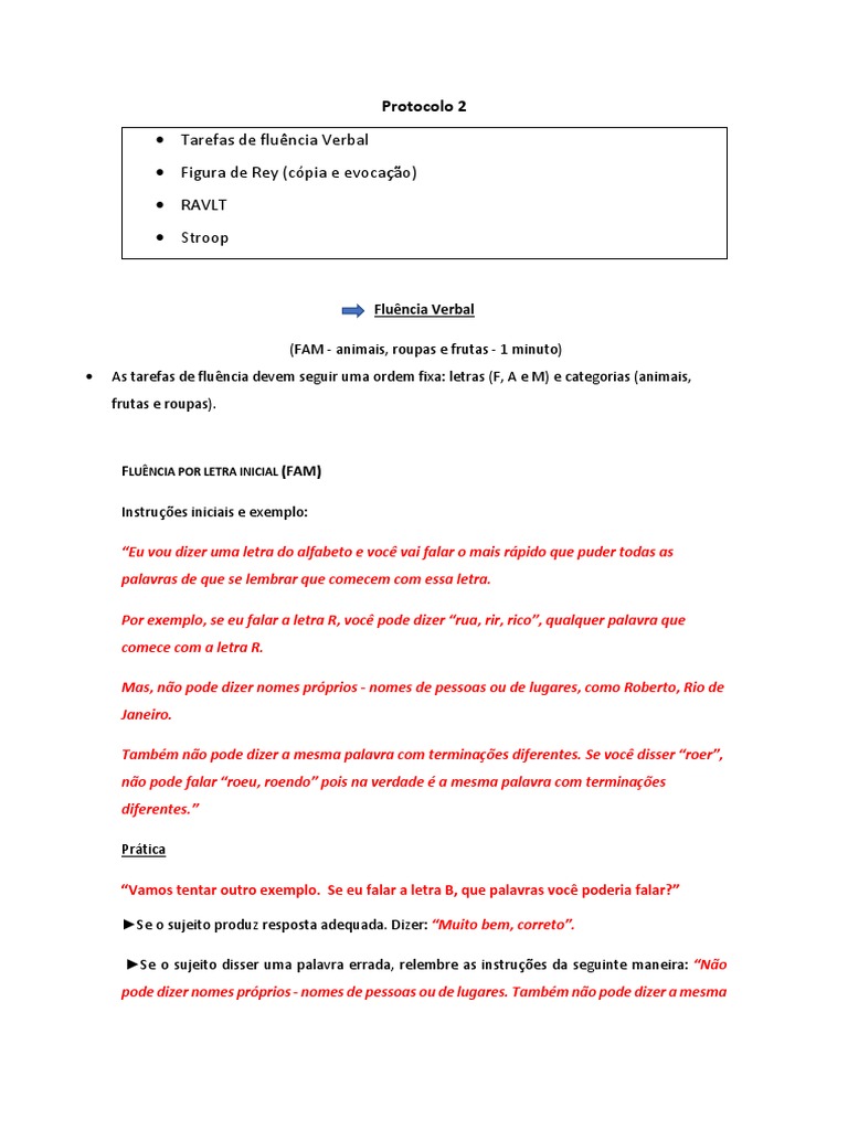 Protocolo 2 | PDF | Roupas | Palavra