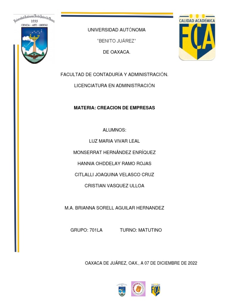 Plan de Negocios Propia Empresa | PDF | Crecimiento personal y ...