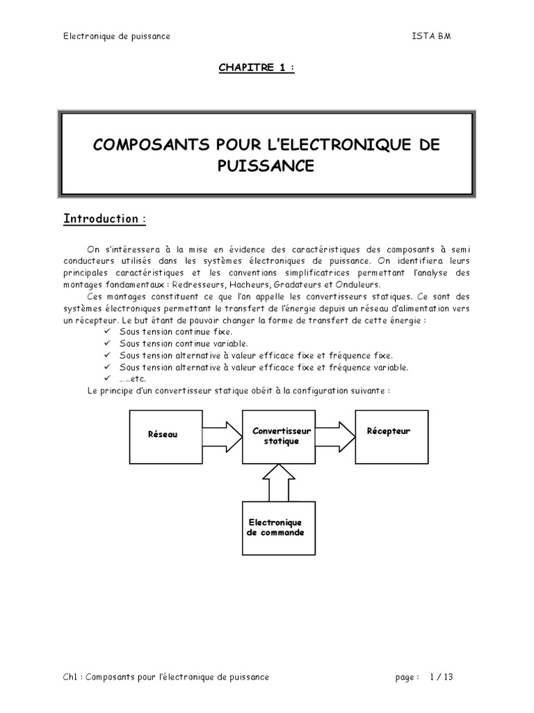COMPOSANTS | PDF