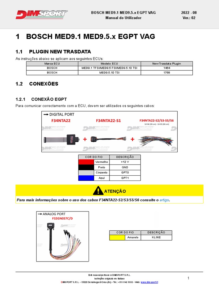 NT_BOSCH_MED9.1_MED9.5.x_XROM_MPC562_EGPT_VAG_2070 | PDF