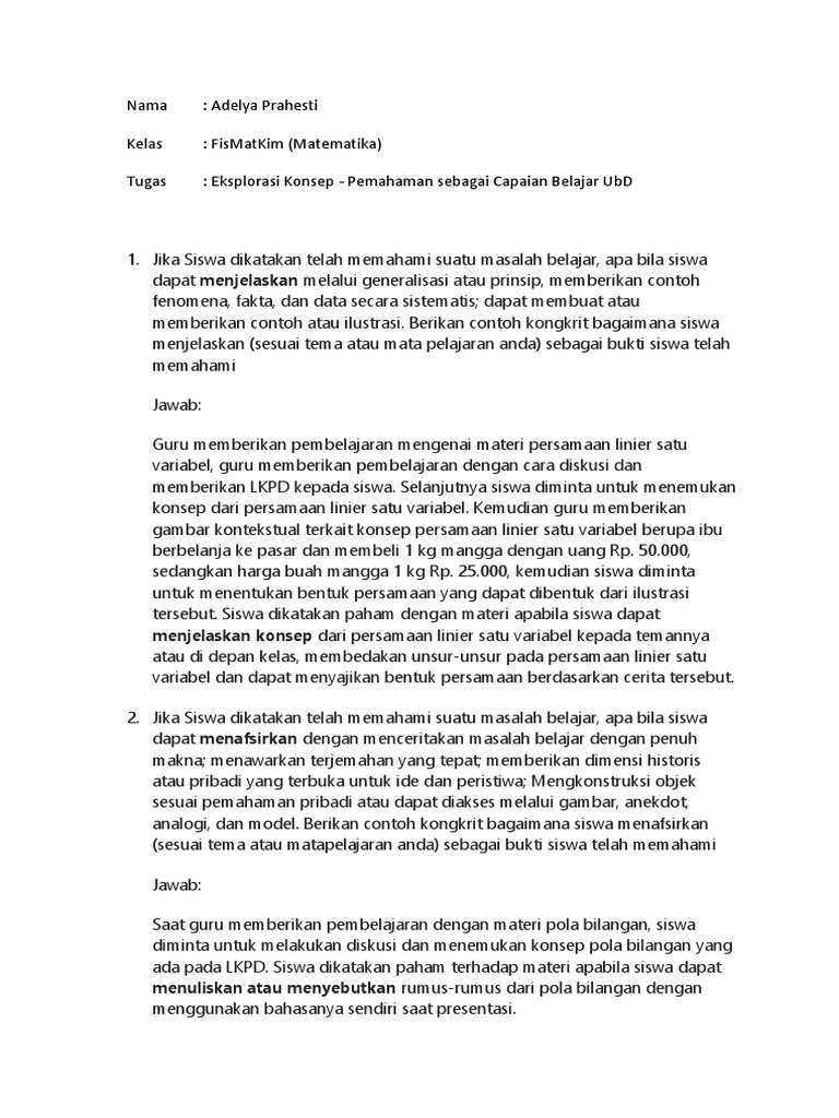 Eksplorasi Konsep - Topik 3 | PDF