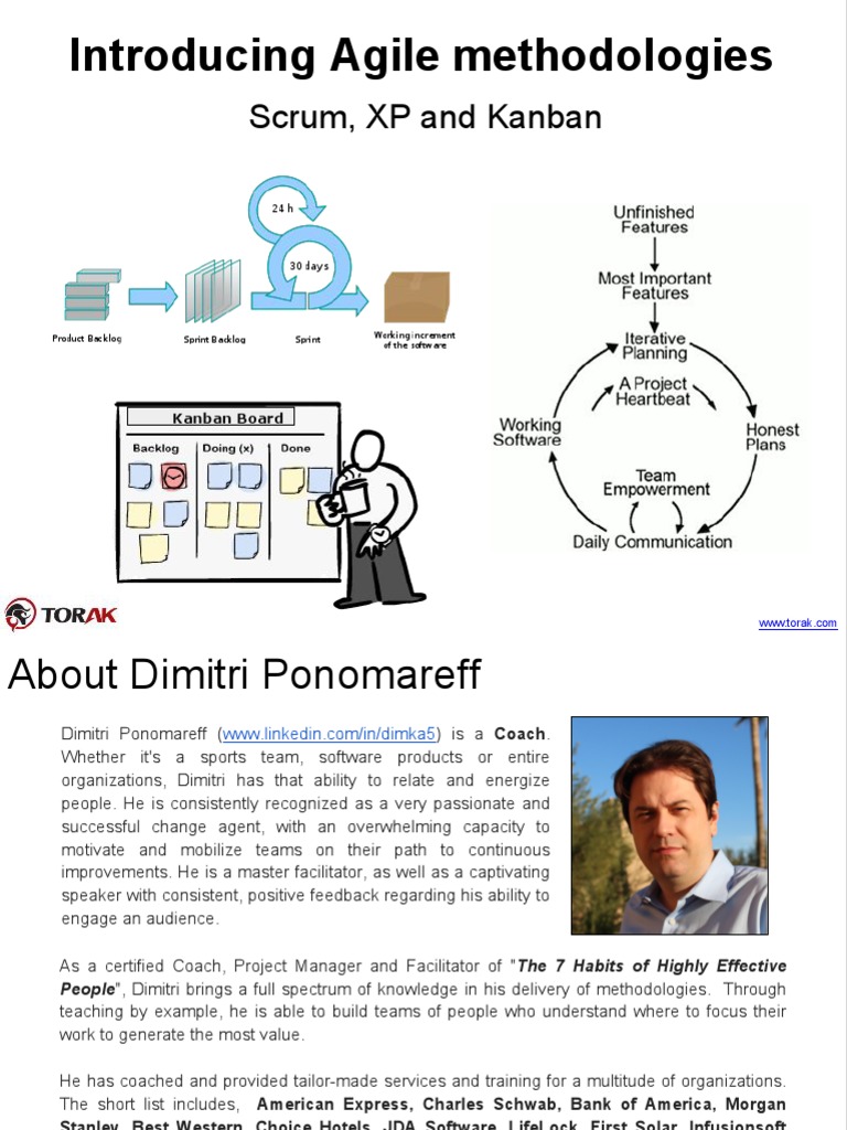 Week 02 - 3 - Introducing Agile, Scrum, XP, and Kanban | Download Free PDF | Scrum (Software ...