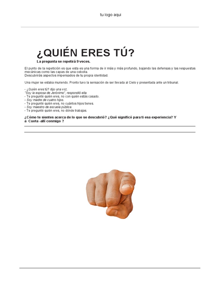 Quién Eres Tú | PDF | Religión y espiritualidad
