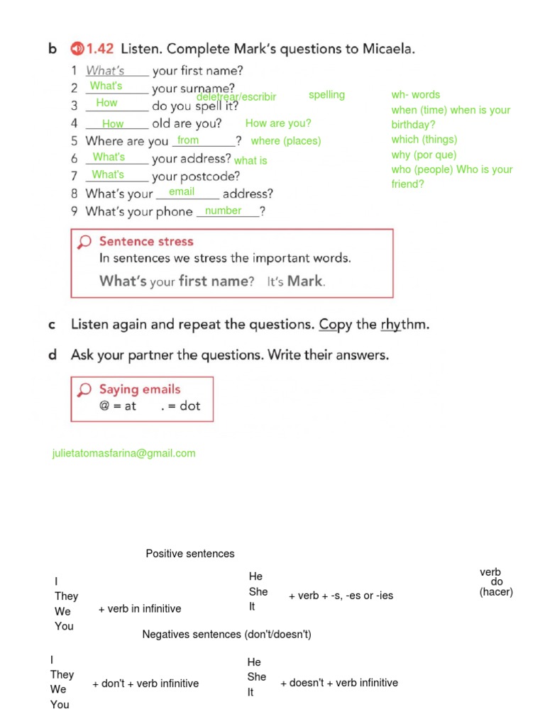 Lesson 4-Present Simple | PDF