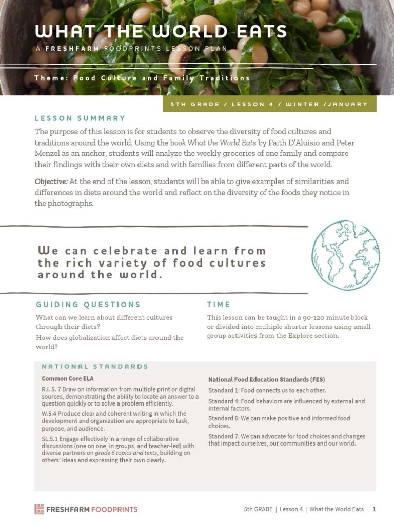 4 - What The World Eats 22-23 | PDF | Books | Meal