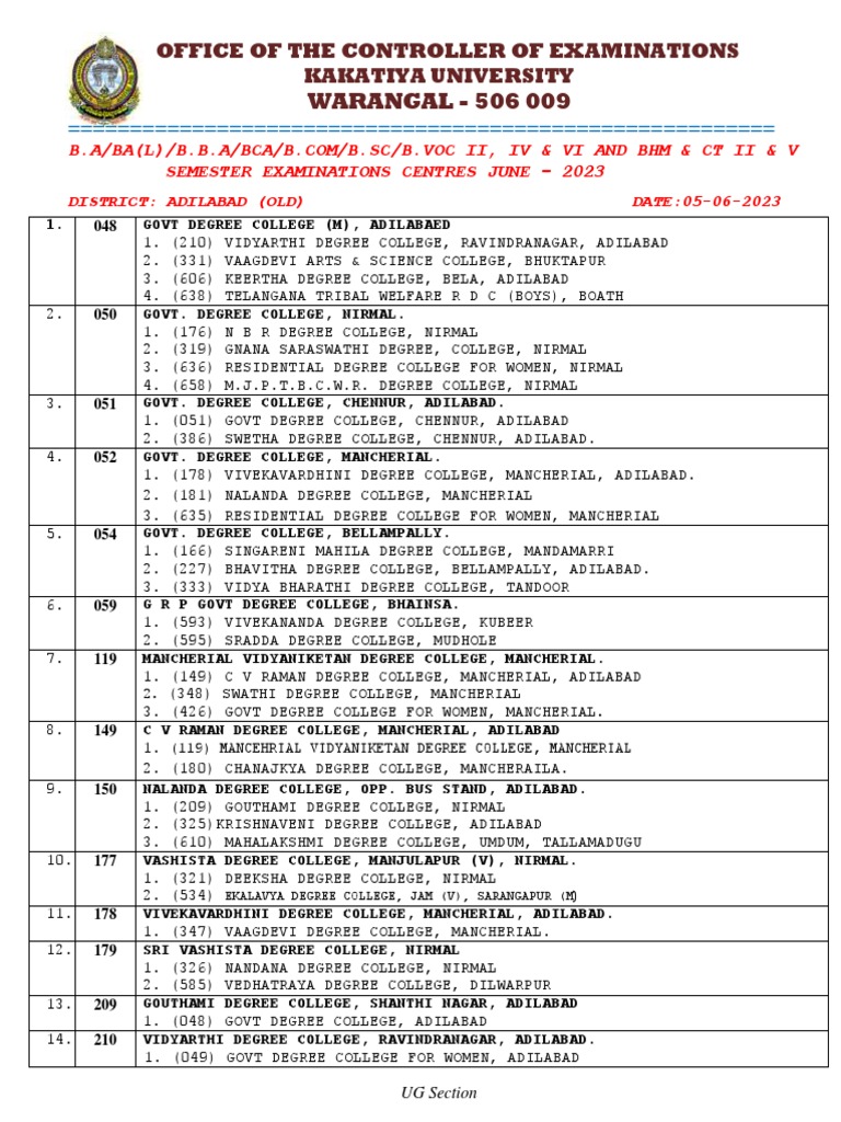 Bcom time table | PDF | Undergraduate Education | Educational Stages