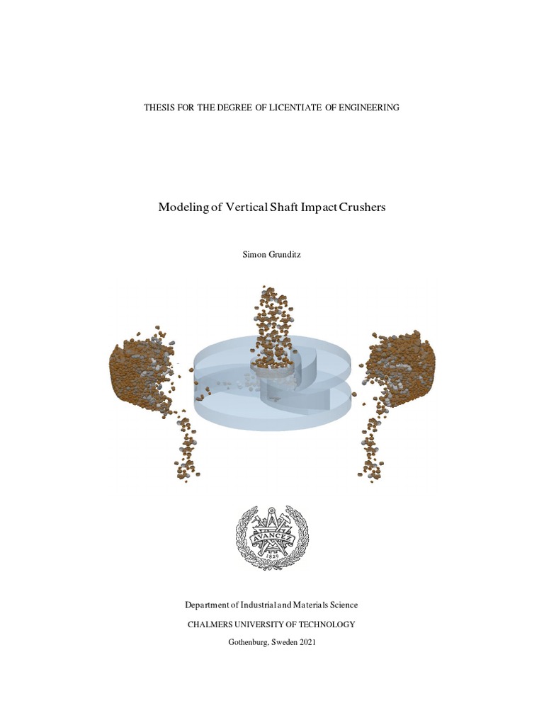 Modeling of Vertical Shaft Impact Crushers | PDF