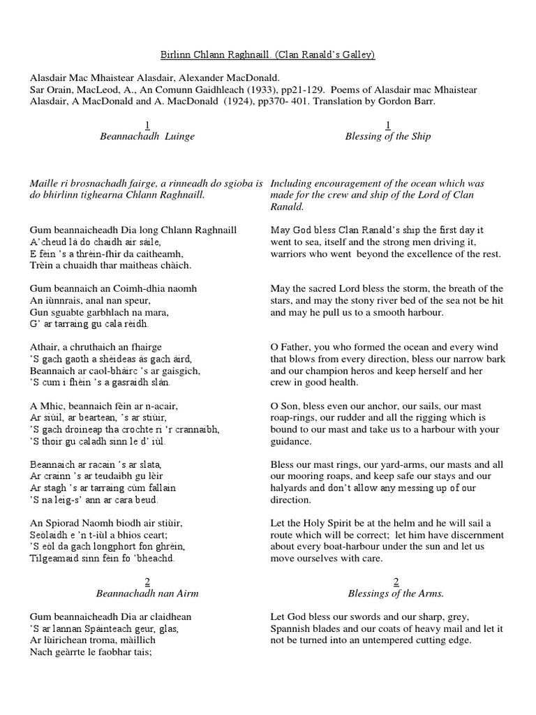 Birlinn Chlann Raghnaill Ama Part 2pdf Birlinn Chlann Raghnaill and ...