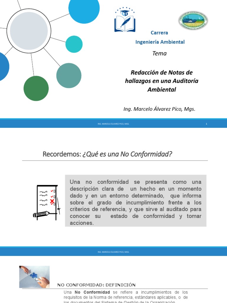 Redaccion de Notas de Hallazgos en AA | PDF | Auditoría