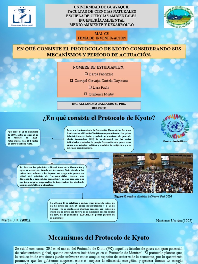 En Qué Consiste El Protocolo de Kyoto | PDF | Protocolo de Kyoto ...
