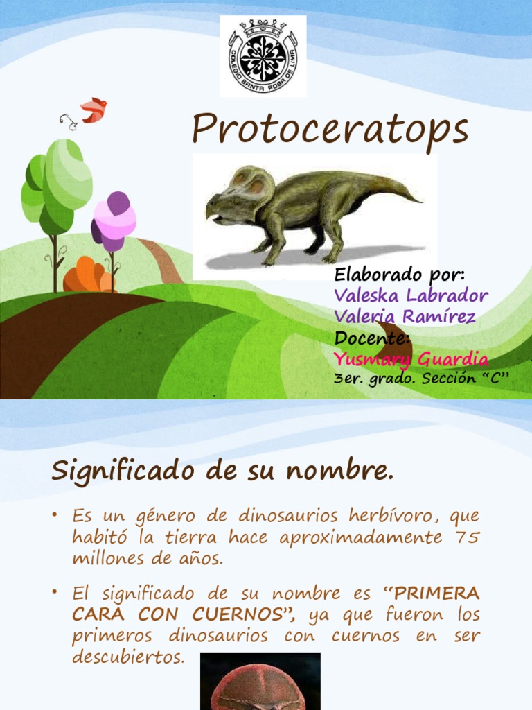 Presentación Protoceratops | PDF