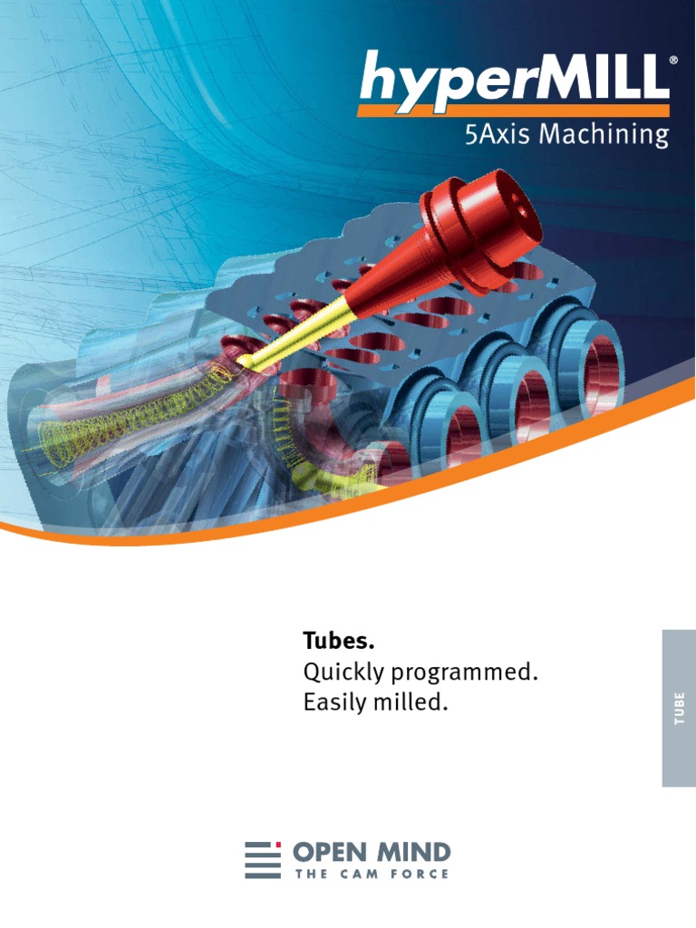 Bro Tube 5 Axis Cam Software Hypermill en | PDF | Machining | Mechanical Engineering