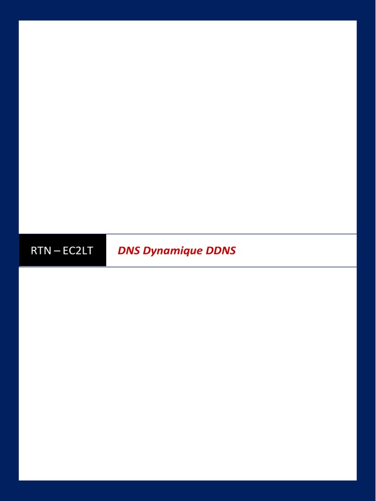 DDNS Ec2lt V1 | PDF