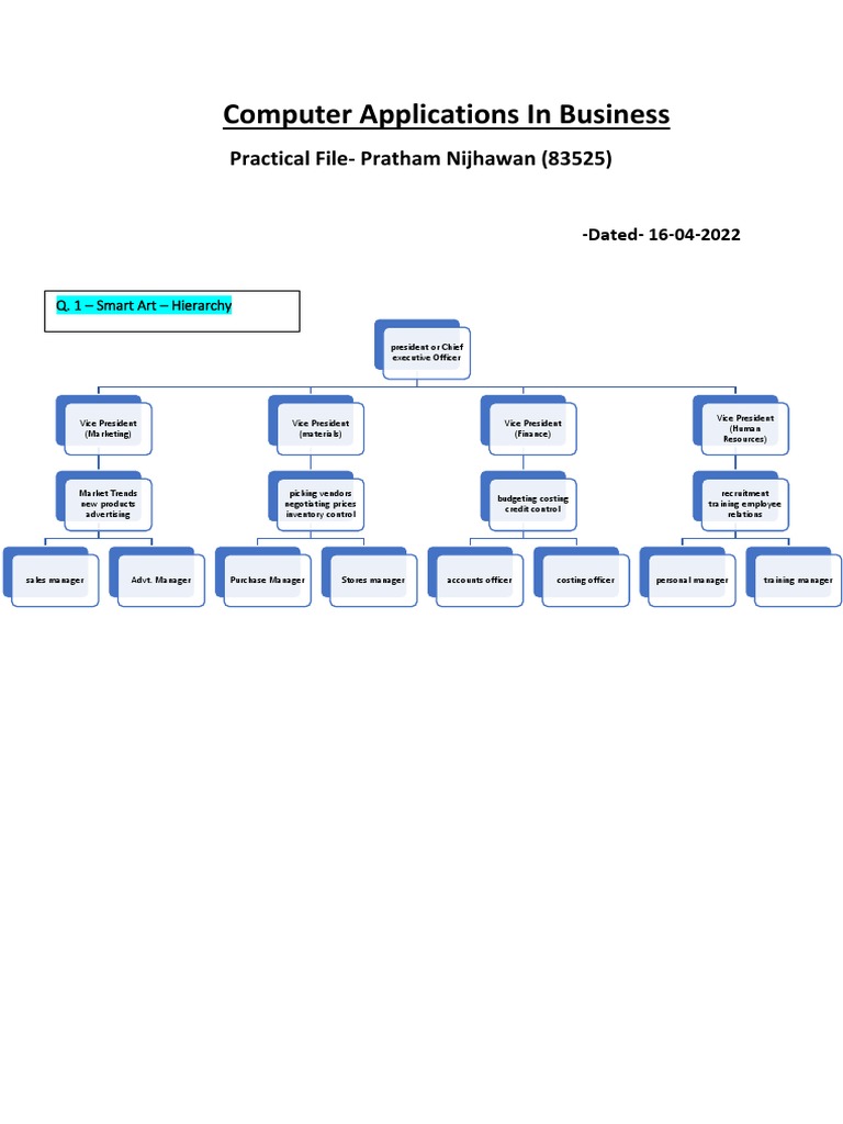Computer Applications Pratham Nijhawan | PDF | Central Processing Unit | Computing