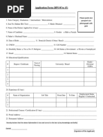 Application Form Kilifi County Public Service Board | PDF | Diploma ...