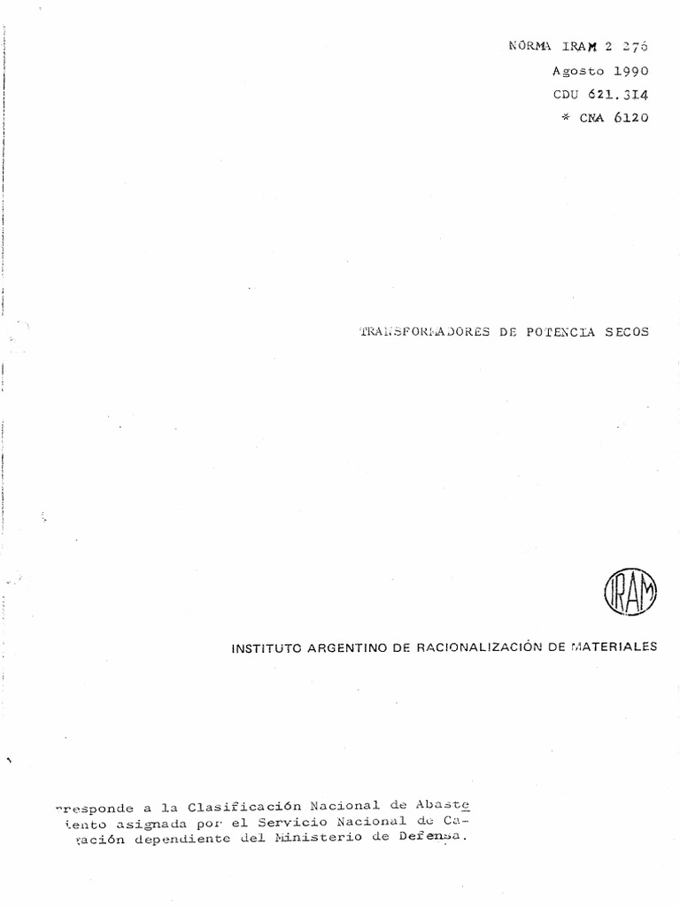Iram 2276 | PDF