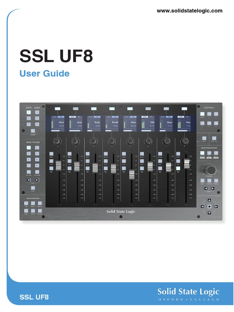 SSL UF8 User Guide | PDF
